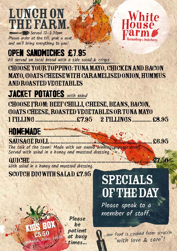 White House Farm | Café, Farmshop and Butchery - White House Farm, Norwich