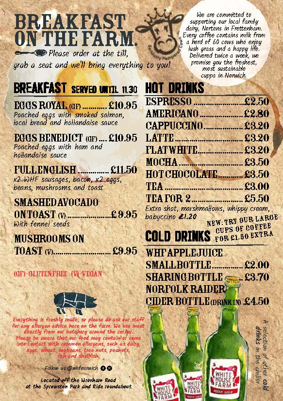White House Farm | Café, Farmshop and Butchery - White House Farm, Norwich
